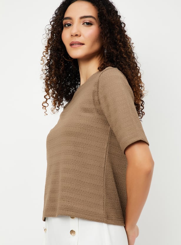 Buy Women Textured Top Online at just Rs. 399.0 - 1000014717842 | Max ...