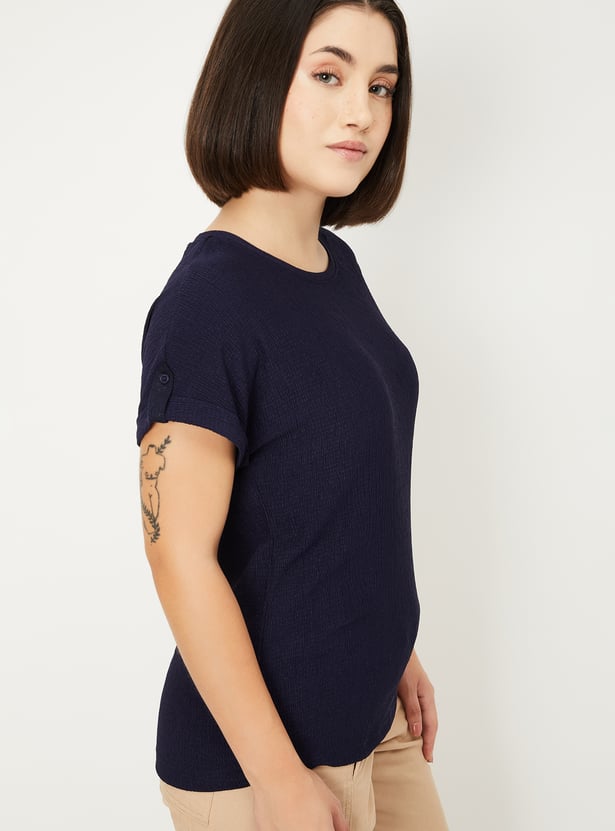 Buy Women Textured Top Online at just Rs. 299.0 - 1000014748069 | Max ...