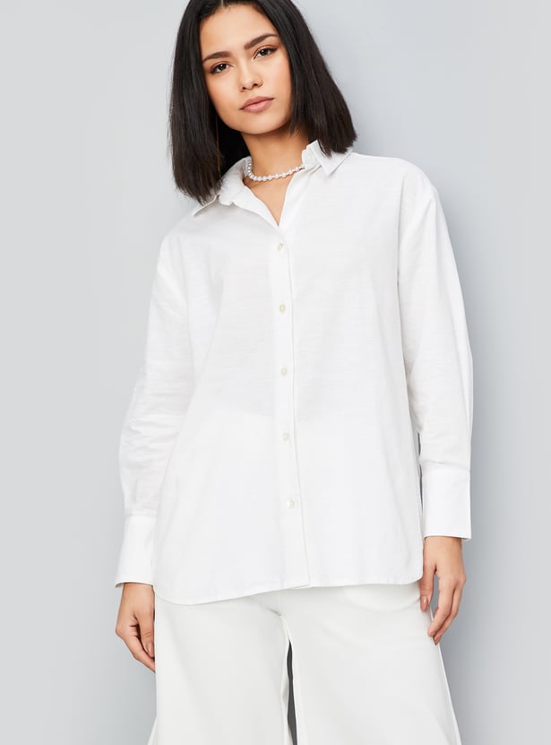 Buy Kalki x Max Women Solid Shirt Online at just Rs. 999.0 ...