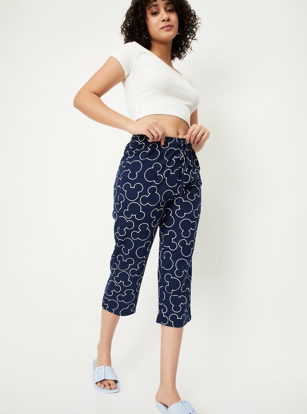 Buy Women Disney Printed Capris Online at just Rs. 449.0 ...
