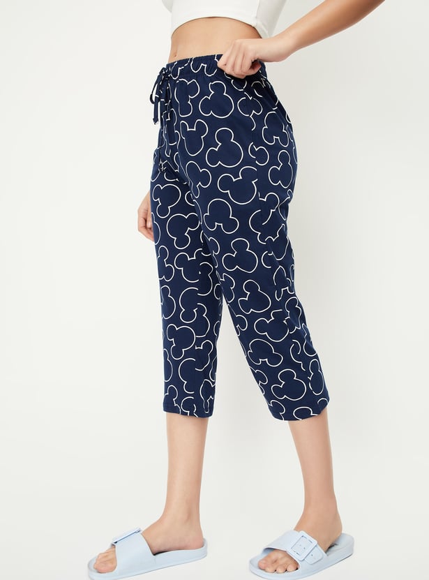 Buy Women Disney Printed Capris Online at just Rs. 449.0 ...
