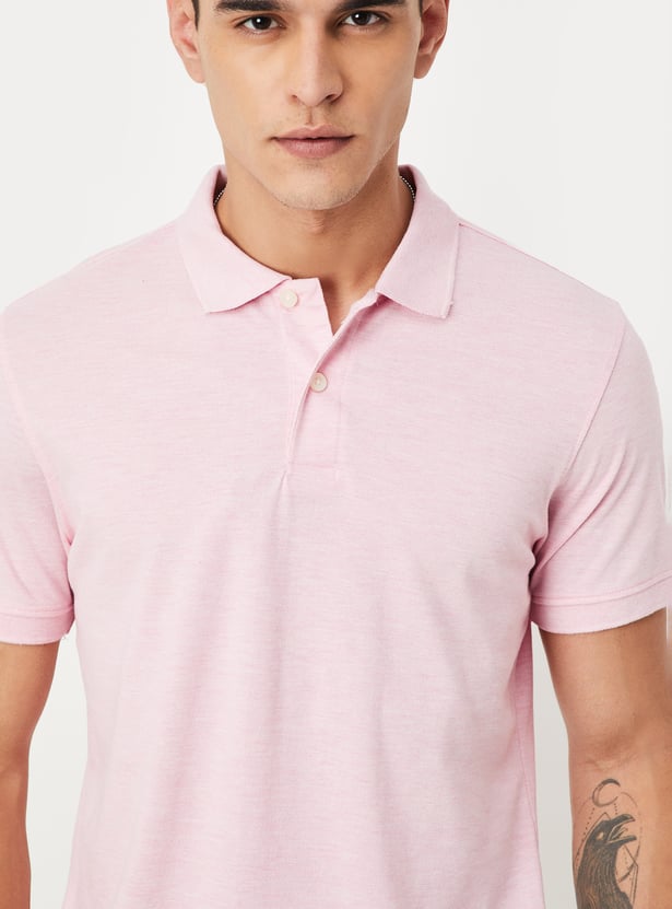 Buy Men Solid Polo T-shirt Online at just Rs. 399.0 - 1000014774143 ...