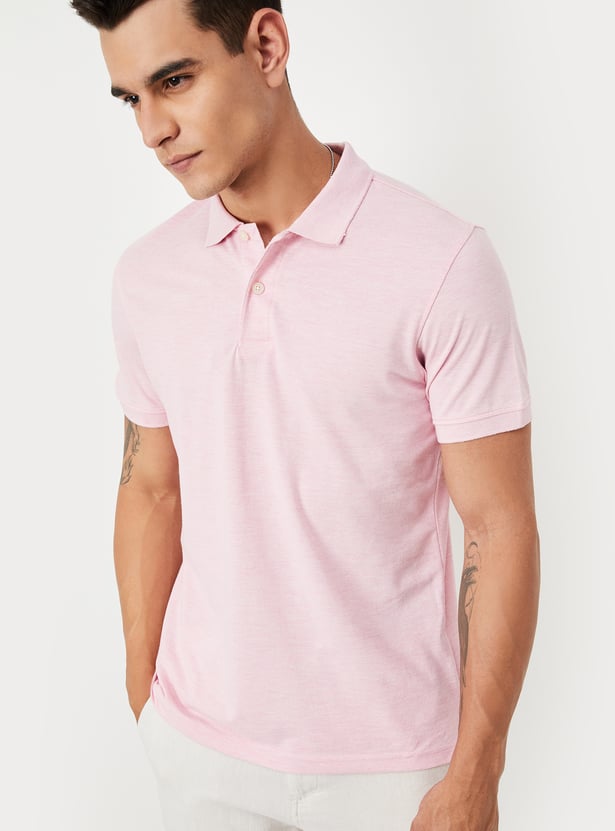 Buy Men Solid Polo T-shirt Online at just Rs. 399.0 - 1000014774143 ...