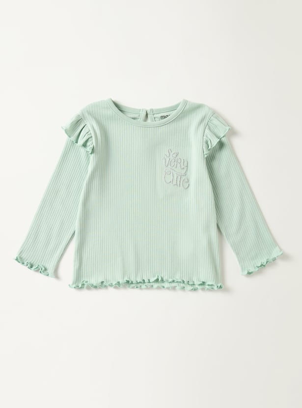 Buy Girls Ribbed Co-ord Set Online at just Rs. 899.0 - 1000014787189 ...