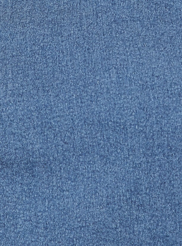 Buy Women Solid Denim Bodycon Dress Online at just Rs. 1399.0 ...