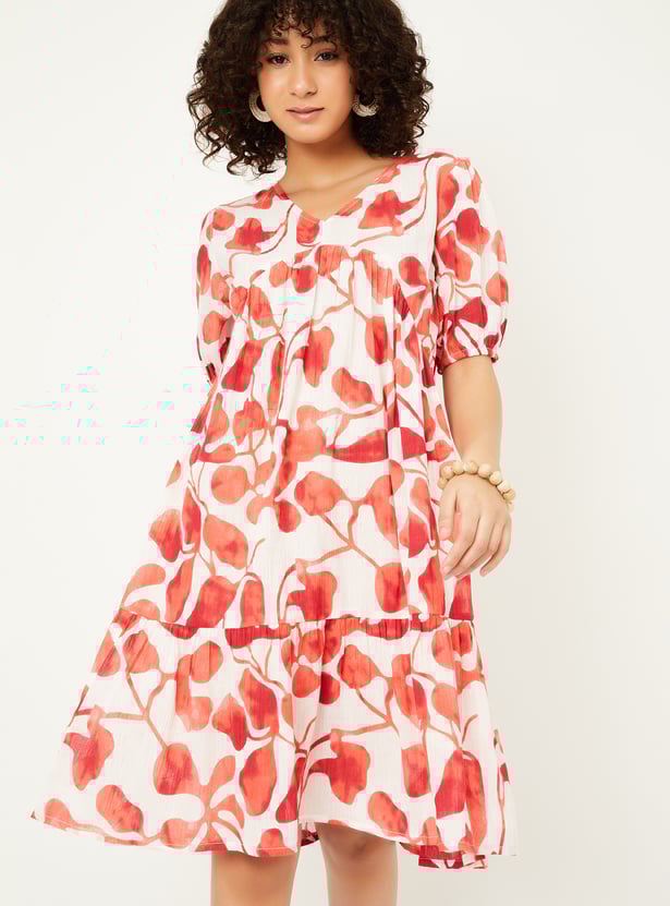 Buy Kalki x Max Women Printed Tiered Dress Online at just Rs. 999.0 ...