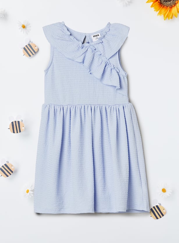 Buy Girls Textured Dress Online at just Rs. 599.0 - 1000014870072 | Max ...