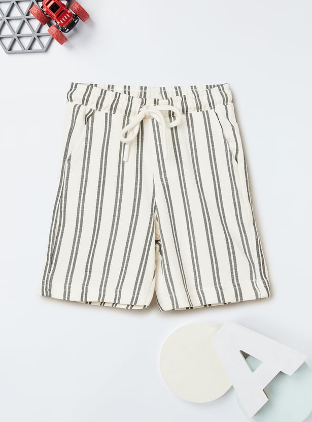 Buy Boys Striped Shorts Set Online at just Rs. 699.0 - 1000014947977 ...