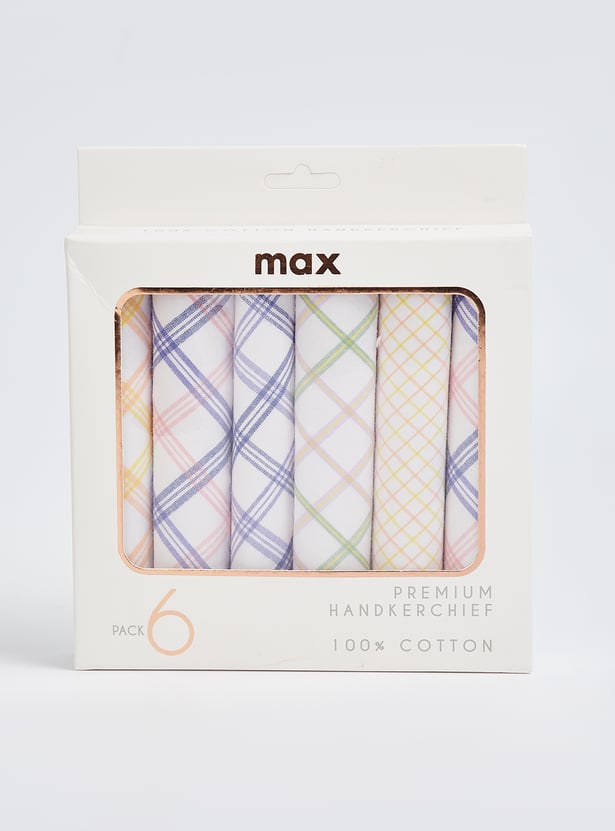 Buy Women Checked Handkerchief - Pack of 6 Online at just Rs. 199.0 ...