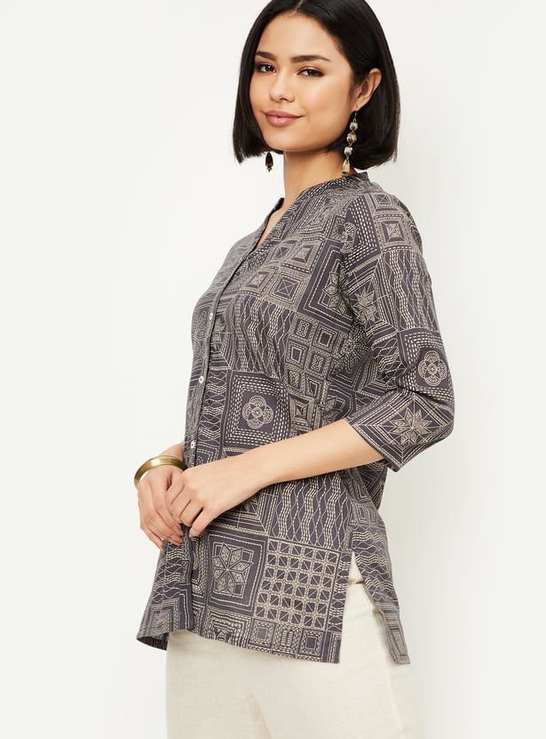 Buy Women Printed Straight Short Kurti Online at just Rs. 499.0 ...