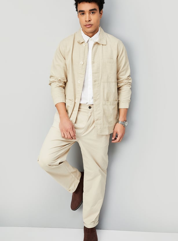 Buy Men Solid Shacket Online at just Rs. 1999.0 - 1000015010151 | Max ...