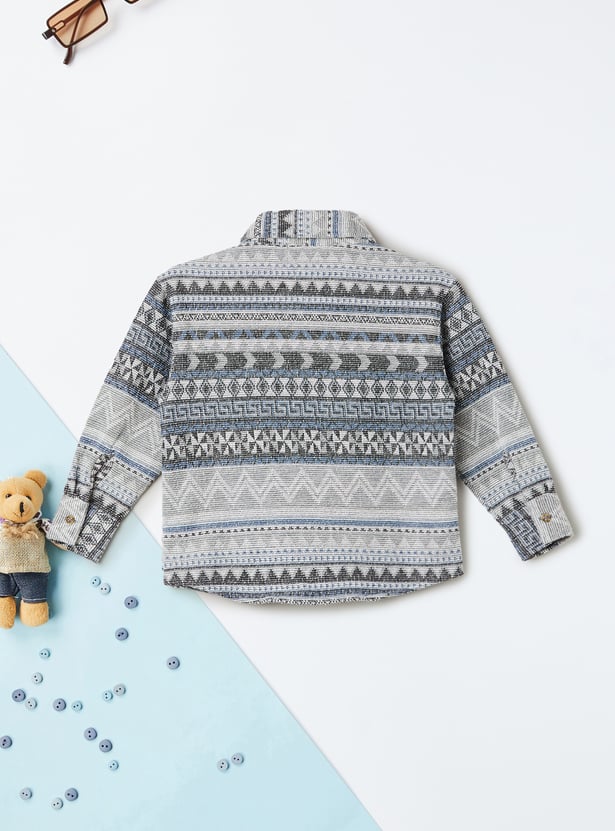 Buy Boys Patterned Shirt Online at just Rs. 599.0 - 1000015052545 | Max ...