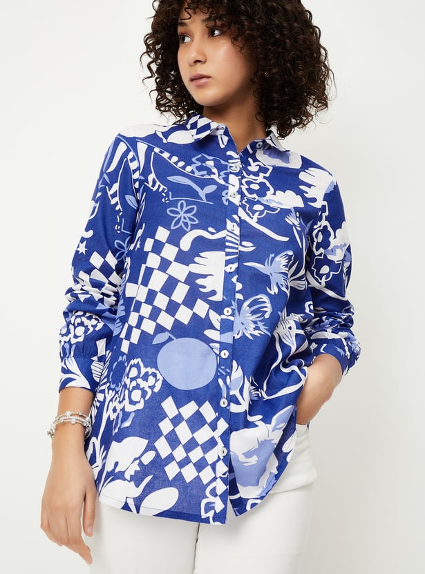 Buy Kalki x Max Women Printed Shirt Online at just Rs. 699.0 ...