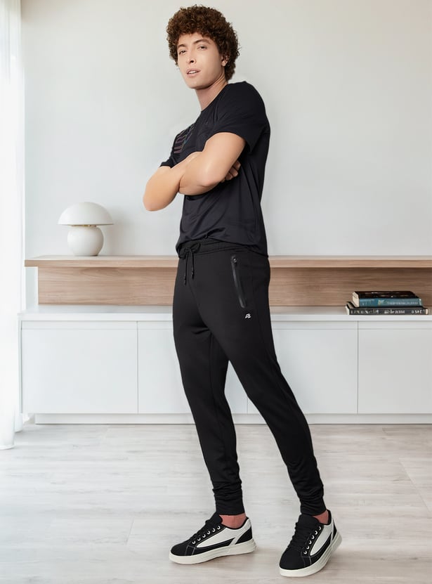 Buy URB_N Men Textured Athleisure Joggers Online at just Rs. 1099.0 ...
