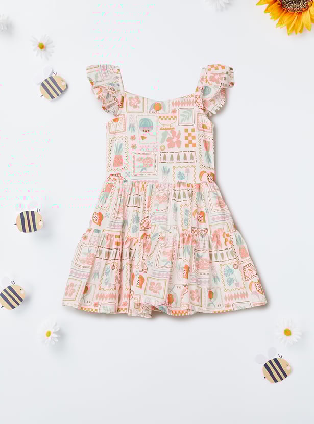 Buy Girls Printed Dress Online at just Rs. 599.0 - 1000015195459 | Max ...