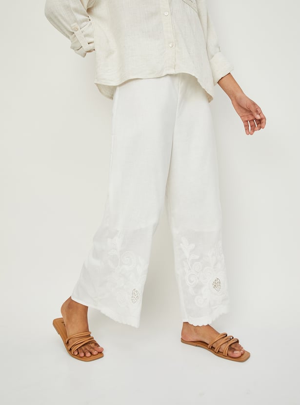 Buy Kalki x Max Embroidered Palazzos Online at just Rs. 1199.0 ...