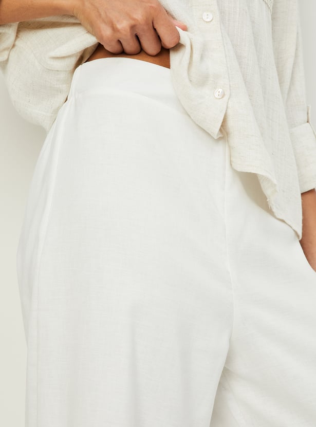 Buy Kalki x Max Embroidered Palazzos Online at just Rs. 1199.0 ...