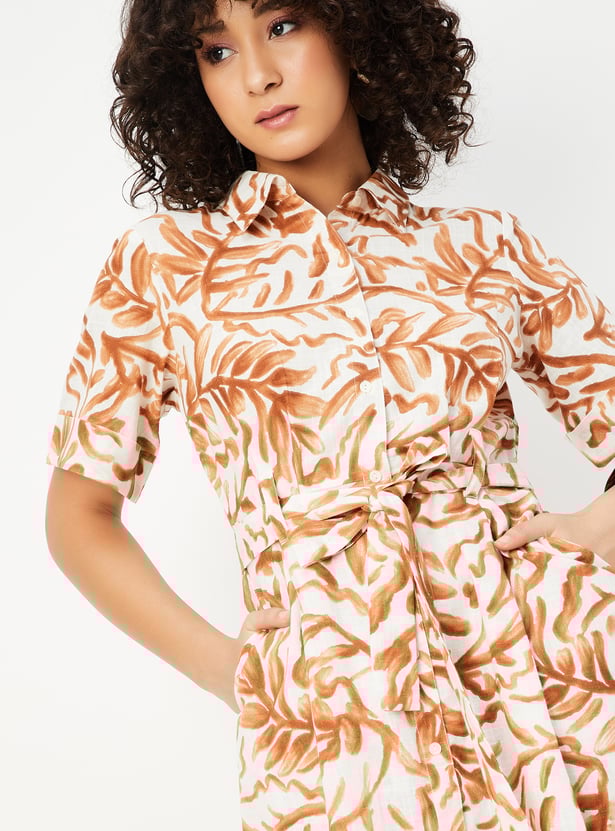 Buy Kalki x Max Women Printed Belted Dress Online at just Rs. 999.0 ...