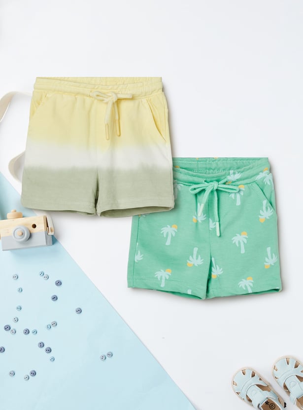 Buy Girls Printed Shorts - Pack of 2 Online at just Rs. 399.0 ...