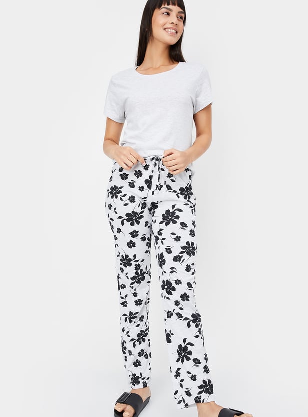 Buy Women Floral Print PJ Set Online at just Rs. 699.0 - 1000015298538 ...