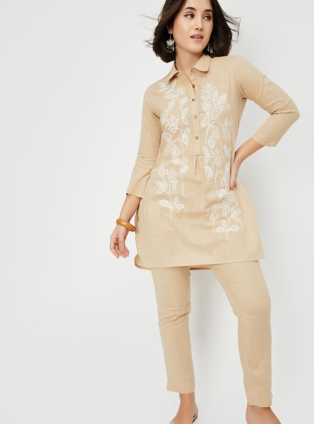 Buy Kalki x Max Women Embroidered Co-ords Set Online at just Rs. 1299.0 ...
