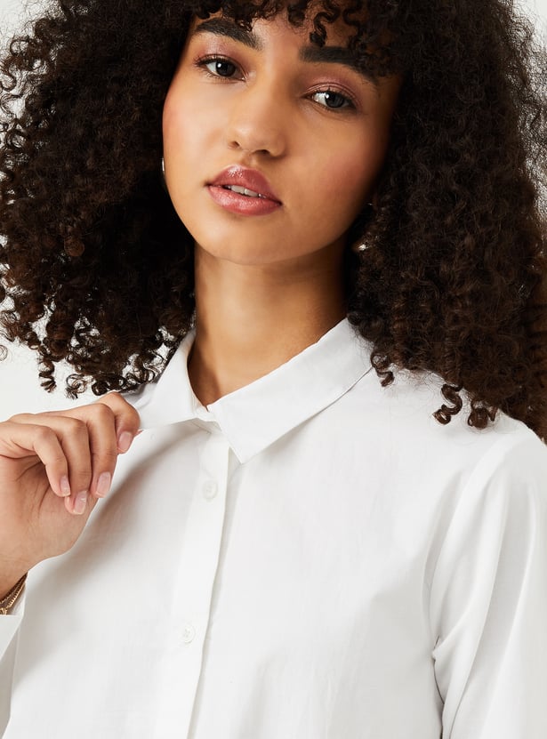 Buy Kalki x Max Women Floral Embroidered Slim Fit Shirt Online at just ...