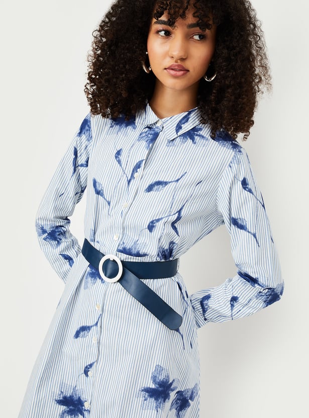 Buy Kalki x Max Women Striped Shirt Dress Online at just Rs. 1199.0 ...