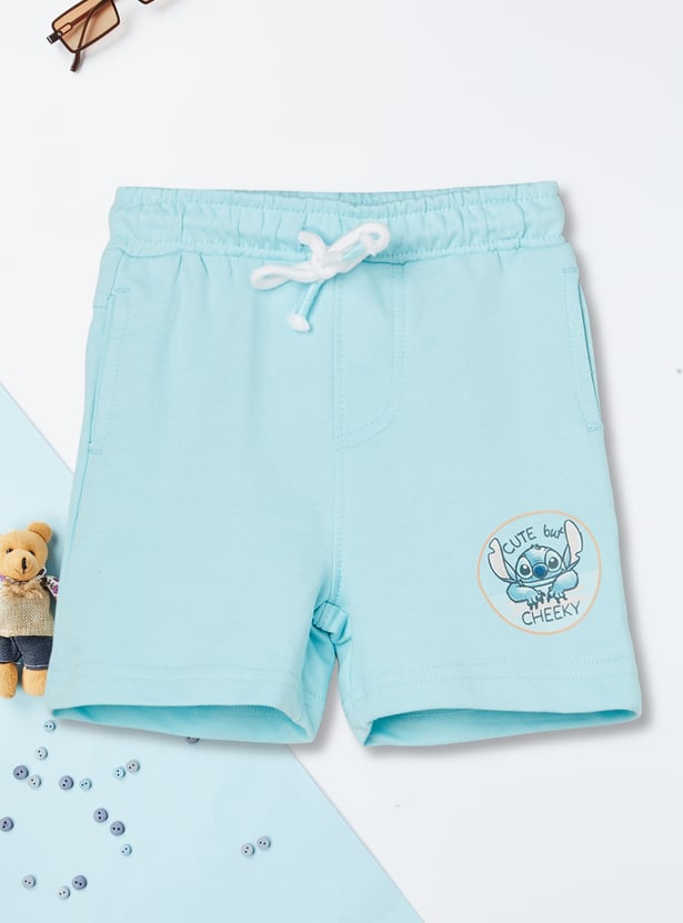 Buy Boys Lilo & Stitch Print Shorts Set Online at just Rs. 499.0 ...