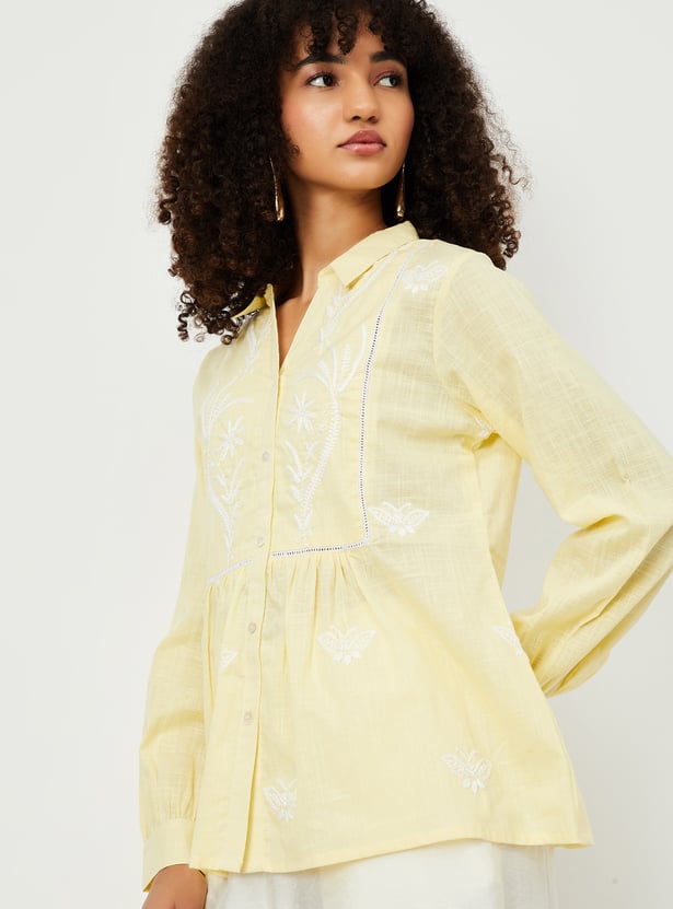 Buy Kalki x Max Women Embroidered Shirt Tunic Online at just Rs. 699.0 ...