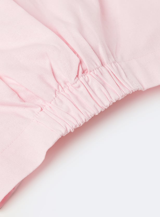 Buy Girls Solid Knotted Hem Top Online at just Rs. 399.0 - 1000015380394 | Max Fashion