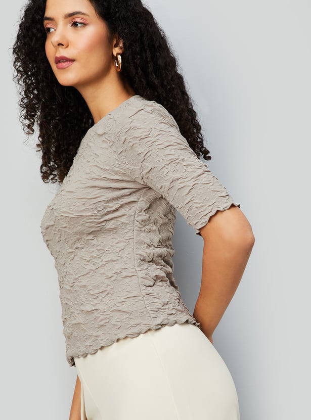 Buy Women Textured Top Online at just Rs. 799.0 - 1000015544547 | Max ...