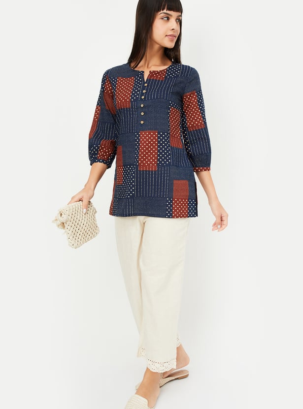 Buy Women Printed Tunic Online at just Rs. 499.0 - 1000015554908 | Max ...