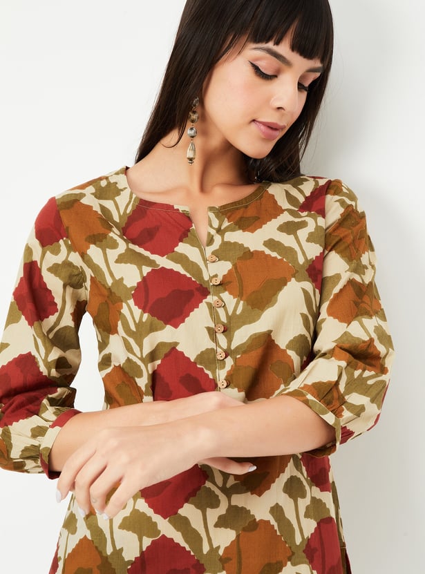Buy Women Printed Tunic Online at just Rs. 499.0 - 1000015554921 | Max ...