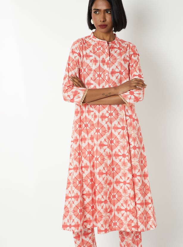 Buy Women Printed A-line Kurta Set Online at just Rs. 1299.0 ...