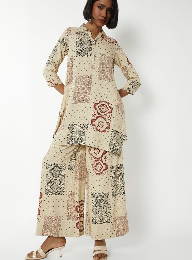 Buy Women Printed A-line Kurta Set Online at just Rs. 999.0 ...