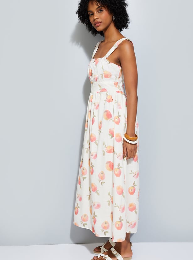 Buy Women Floral Print Maxi Dress Online at just Rs. 1299.0 ...
