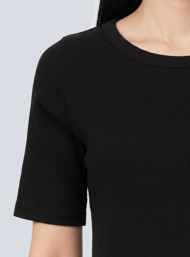 Buy Women Ribbed Top Online at just Rs. 399.0 - 1000016697346 | Max Fashion