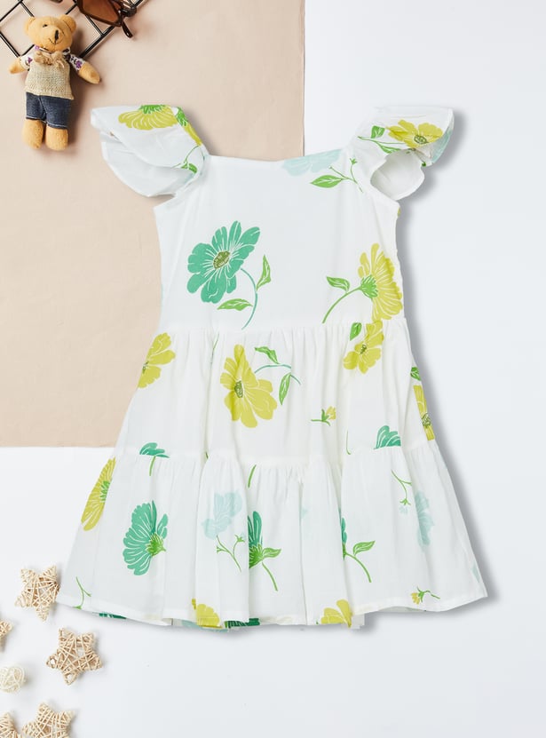 Buy Girls Floral Print Dress Online at just Rs. 599.0 - 1000016706688 ...