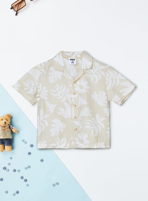 Buy Boys Floral Print Resort Shirt Online at just Rs. 499.0 ...
